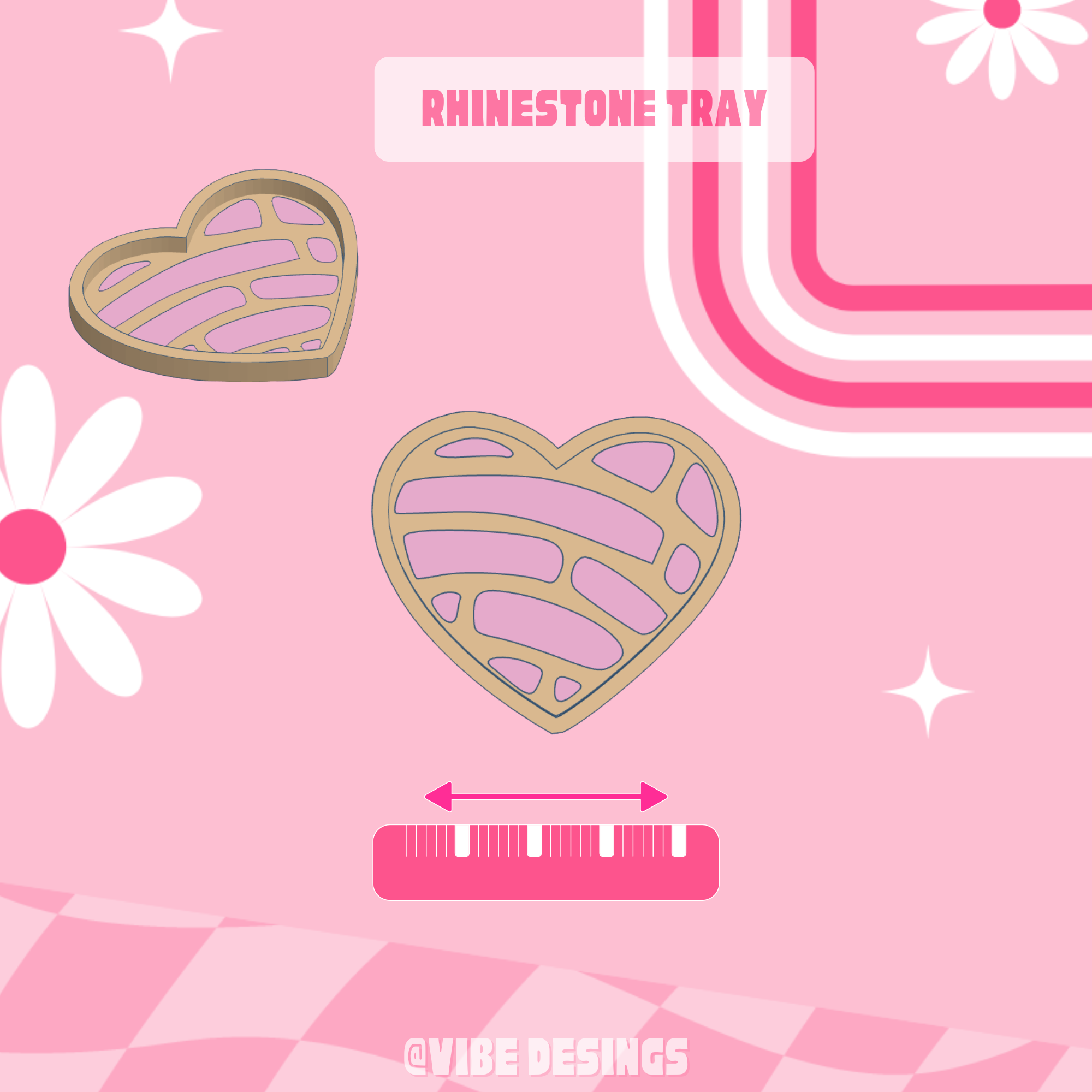 Heart Concha Tray – Vibe Desings