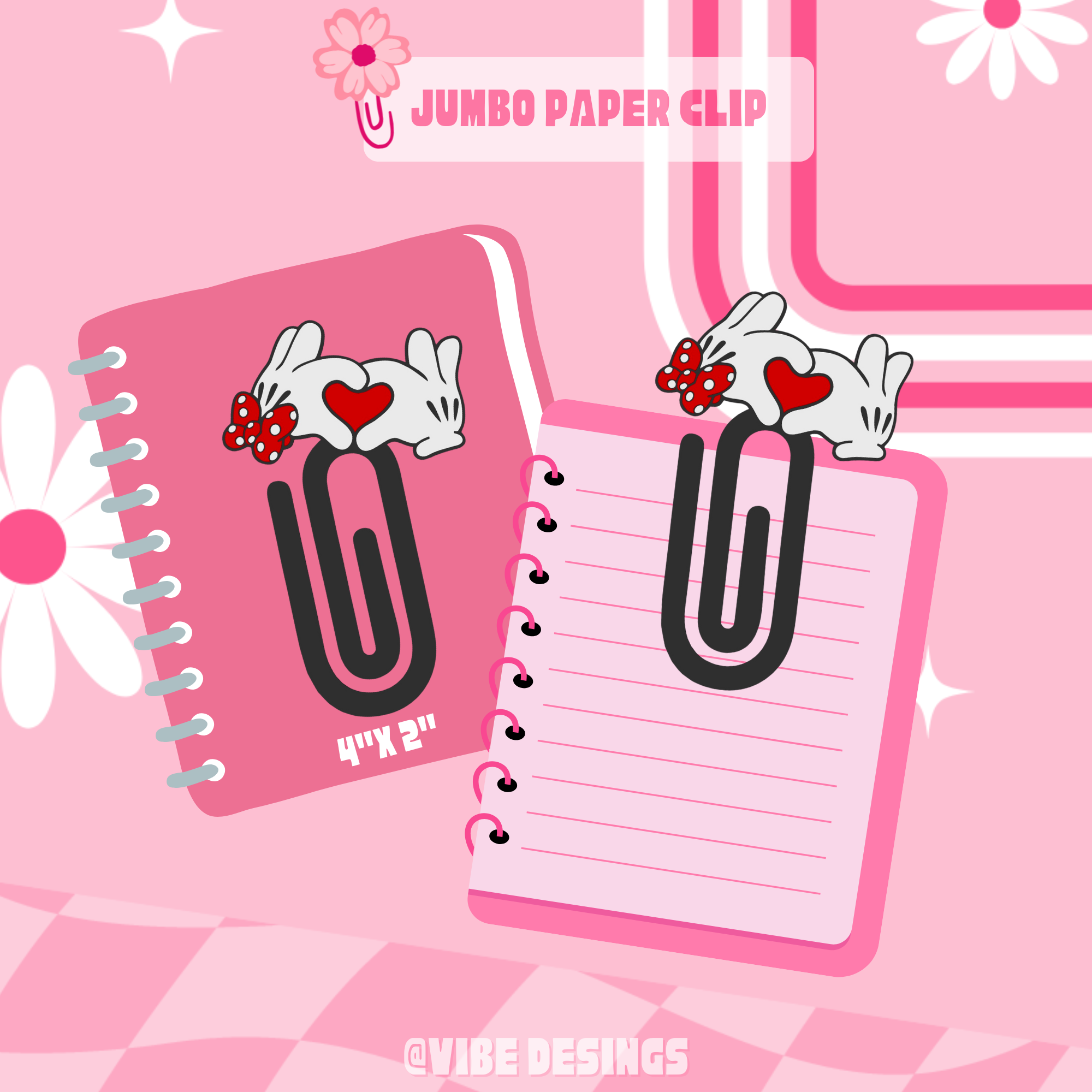 Mouse Hands 3D Paper Clip – Vibe Desings